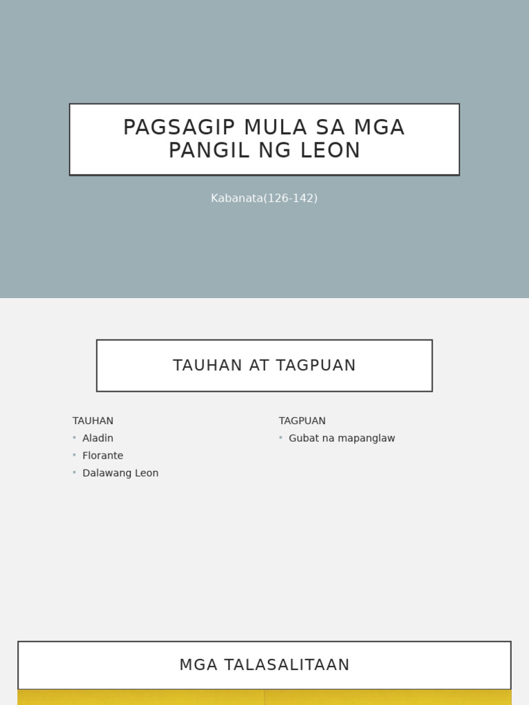 Pagsagip Mula Sa Pangil NG Mga Leon | PDF