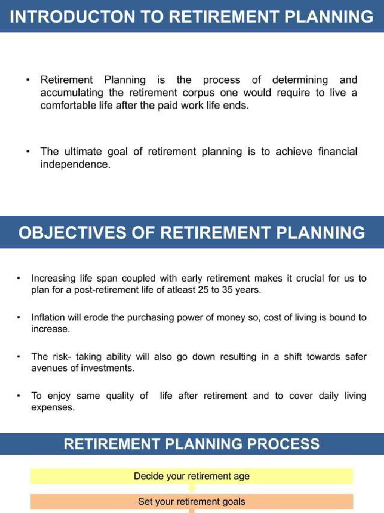 Retirement Planning | PDF