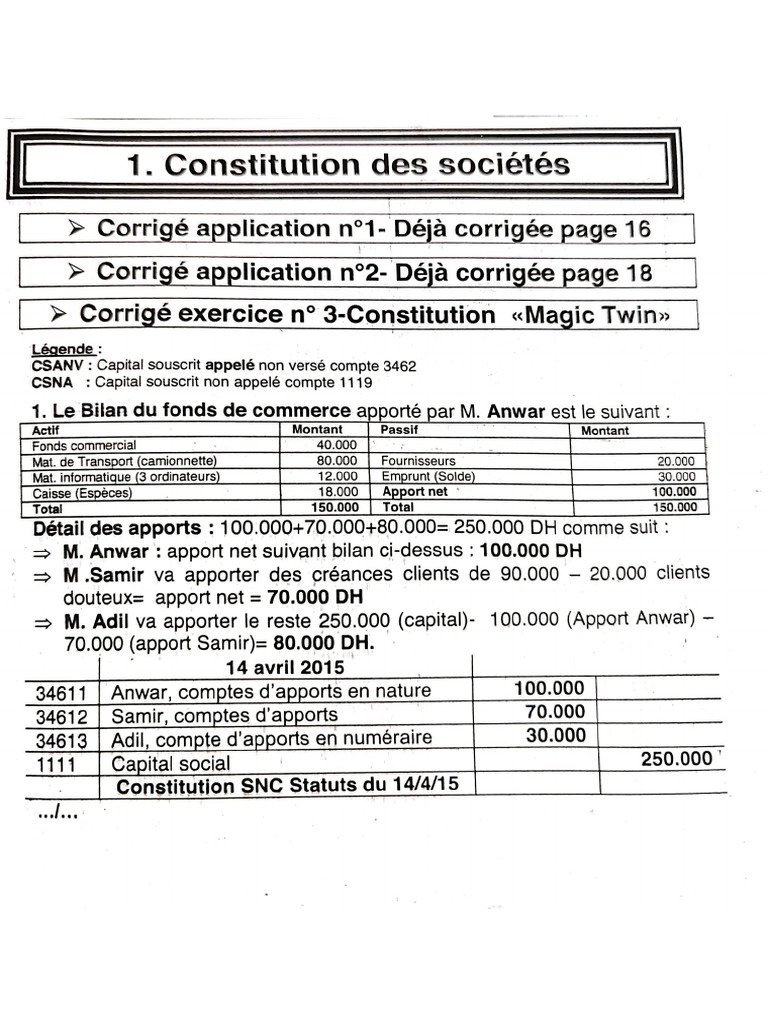 Pta Sté Constitution | PDF