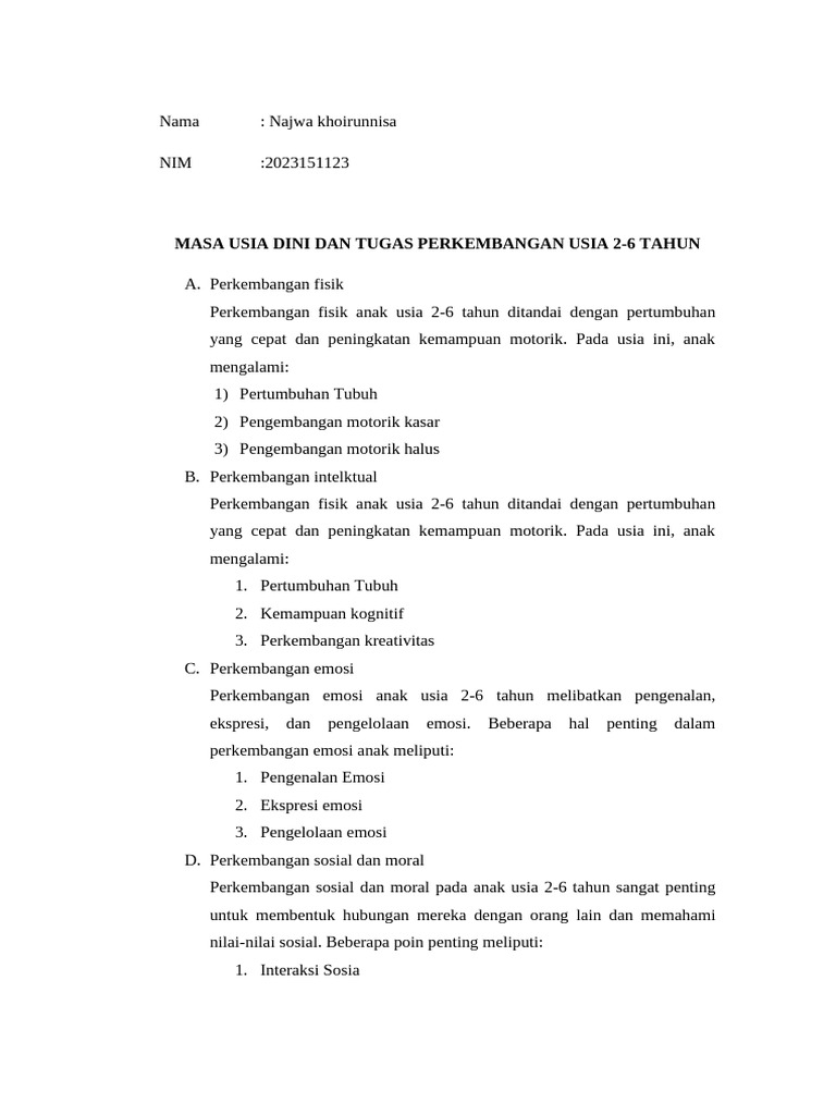 resume mk perkembangan peserta didik | PDF