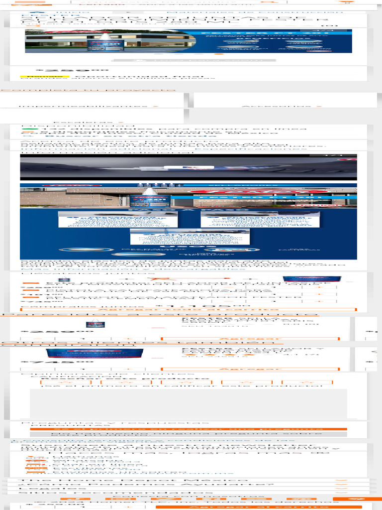 SELLADOR DE JUNTAS DE ALTO MOVIMIENTO FESTER FT201 GRIS 280 ML The Home Depot México | PDF