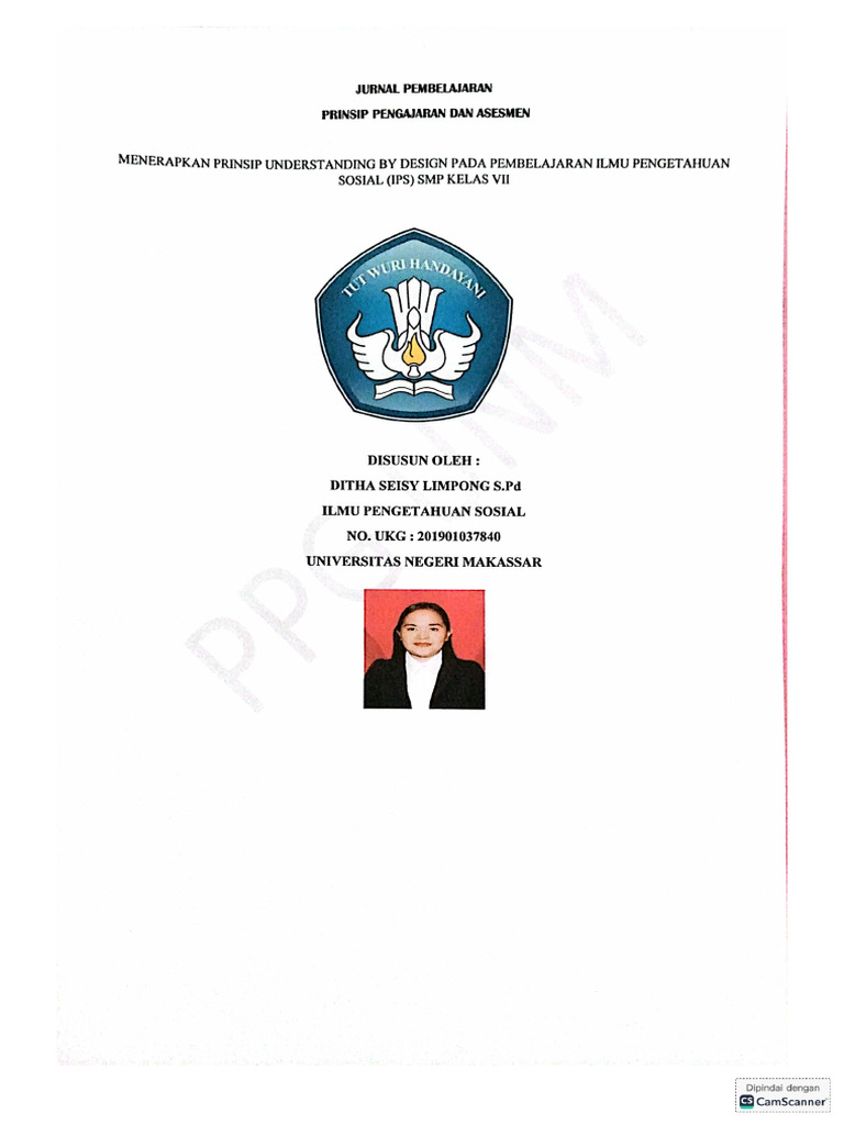 Jurnal_pembelajaran_UbD | PDF