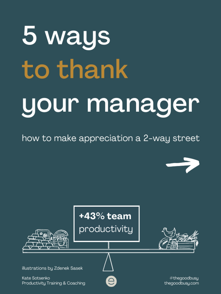 5 Ways To Thank Your Manager | PDF
