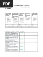 Chemistry IA Criteria and Checklist (2025 Updated) - Clastify | PDF ...