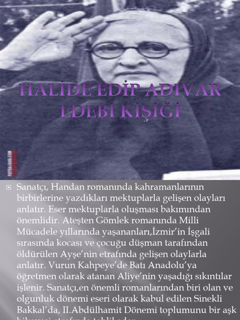 Halide Edip Adıvar | PDF