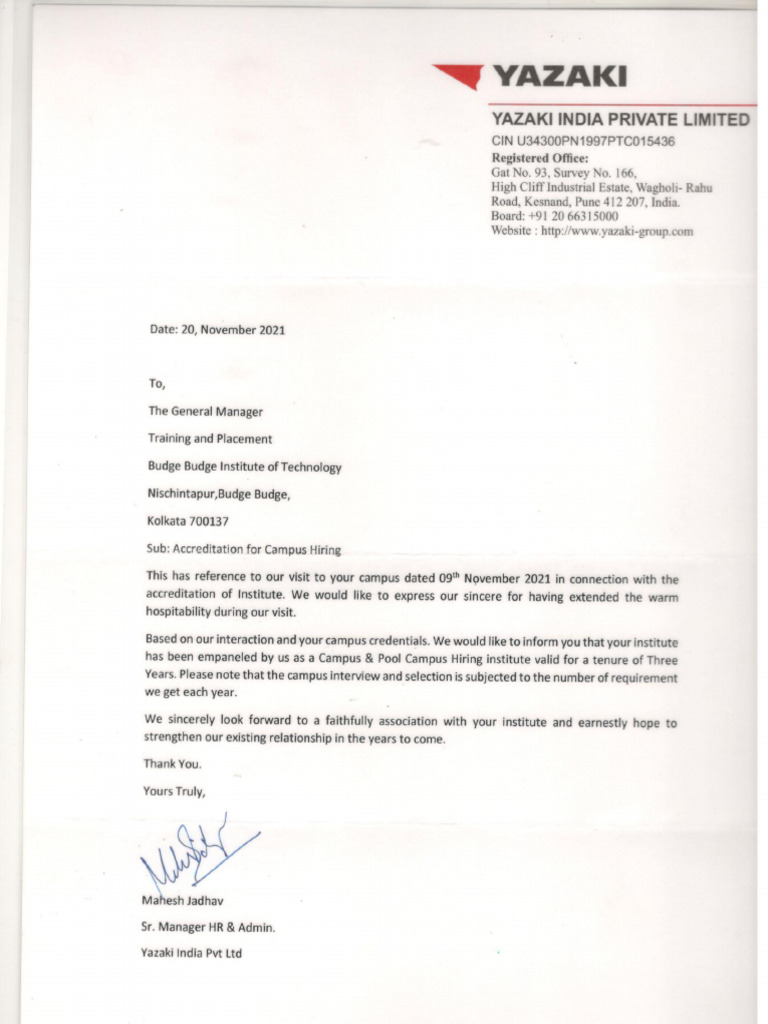 02 Yazaki India PVT LTD | PDF