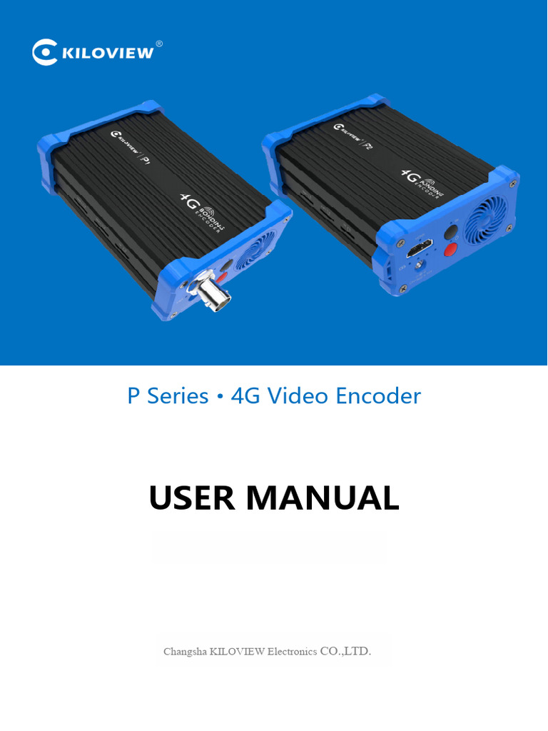 P Series 4G Encoder User Manul V2.0 | PDF | Streaming Media | Data ...