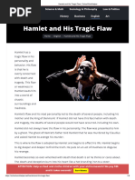 Hamlet's Tragic Flaw Explained | PDF | Hamlet
