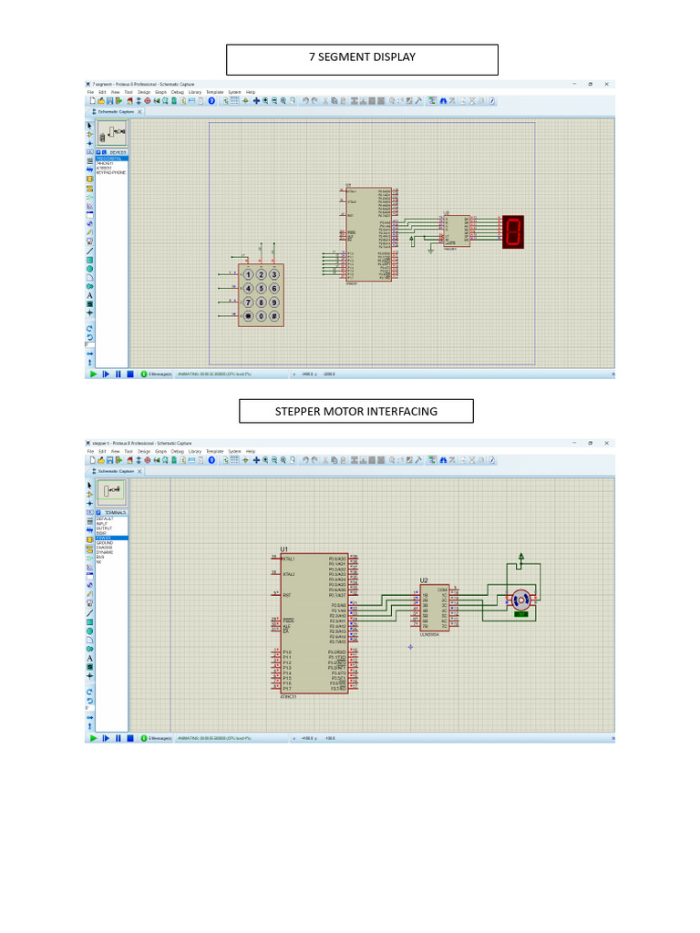 Stepper and 7 Segment | PDF