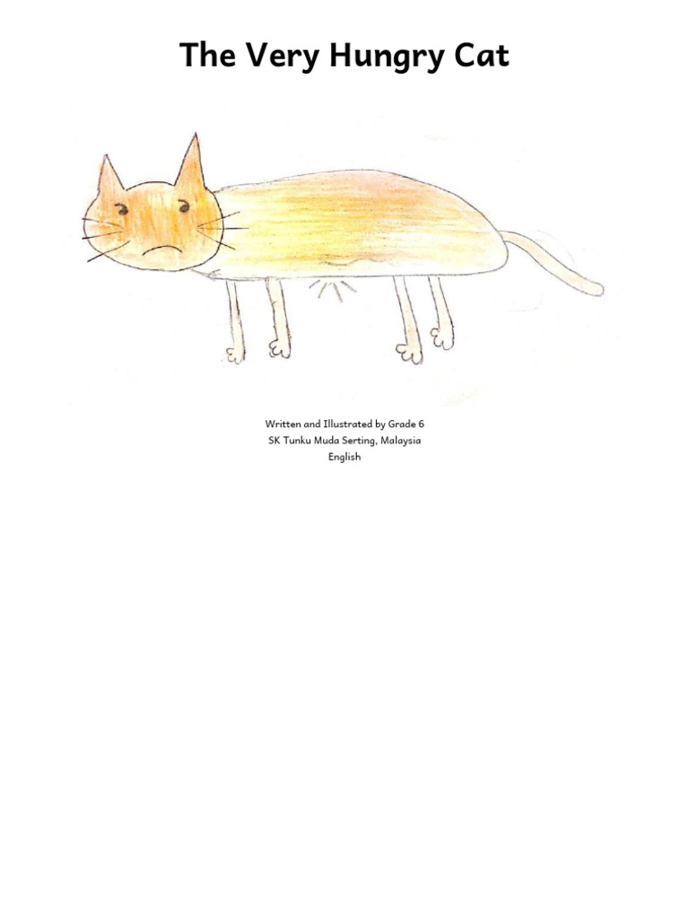 (Gr6 SK) The Very Hungry Cat | PDF