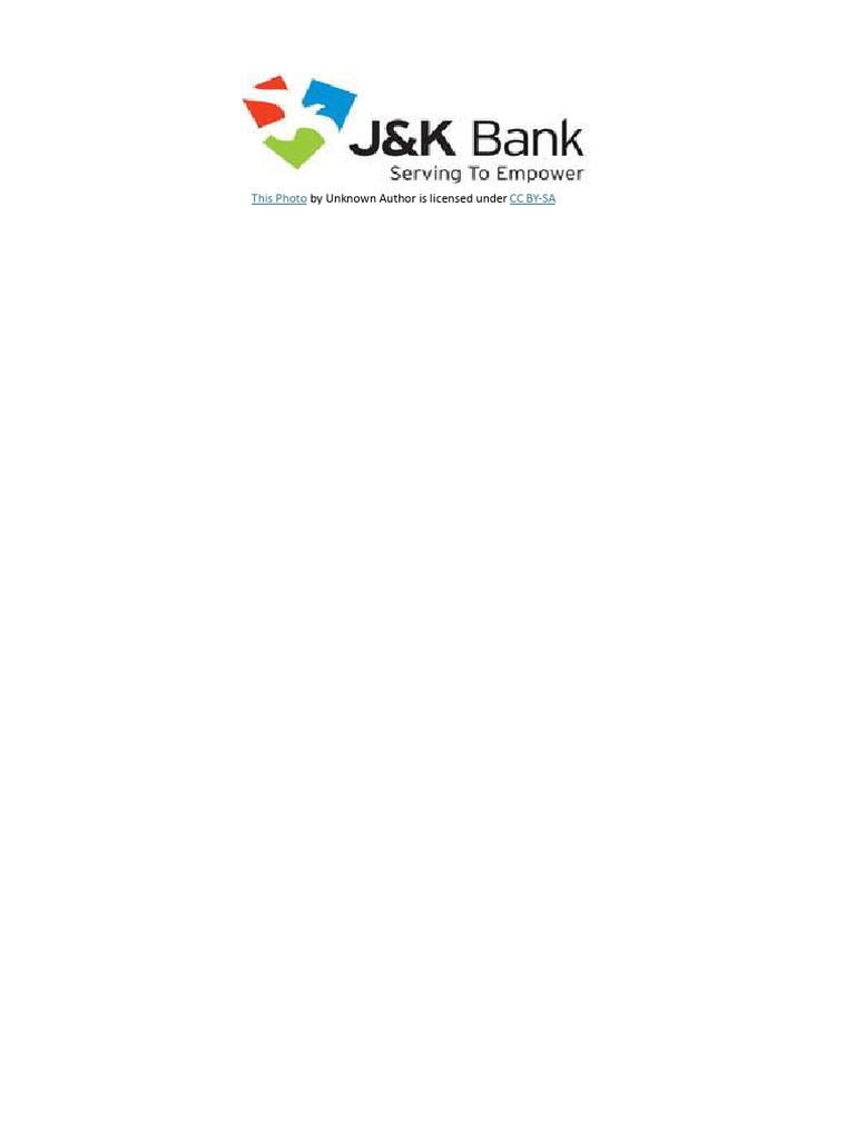 JK Bank PDF | PDF