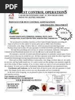 Pest Control Log Sheet Template | PDF