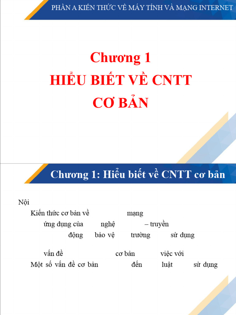 Module 1 - Hieu Biet CNTT Co Ban | PDF