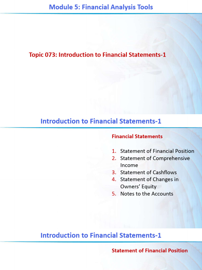 Module 5 (73-112) | PDF | Income Statement | Balance Sheet