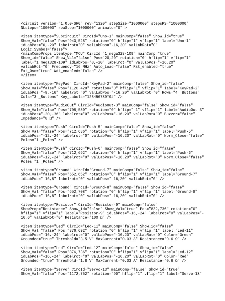 Smart Door Lock.simu | PDF