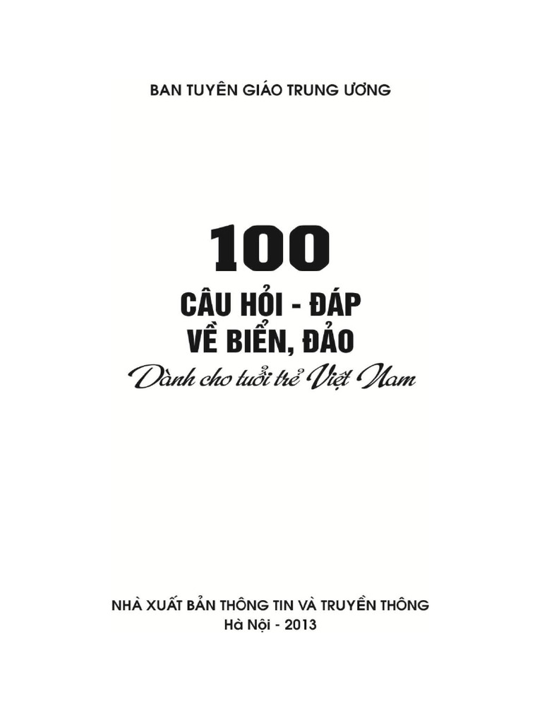 100 Cau Hoi Dap Ve Bien Dao 5594 | PDF