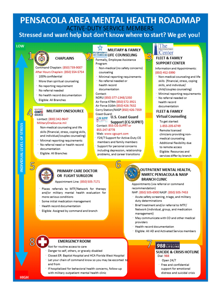 OCT 2024 ACTIVE DUTY Mental Health Road Map | PDF | Mental Health | Clinic