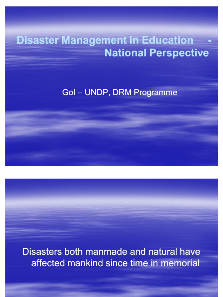 School-Level Disaster Management Guide | PDF | Emergency Management ...