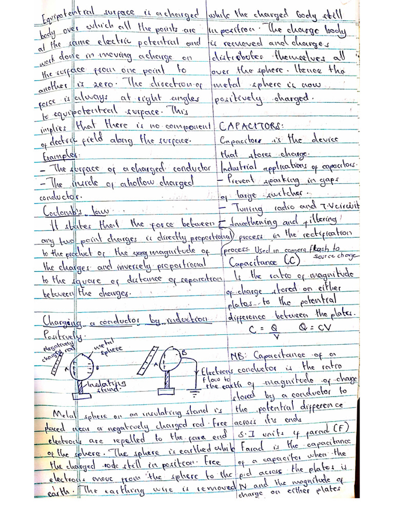 Understanding The Concept of Capacitors A Level | PDF