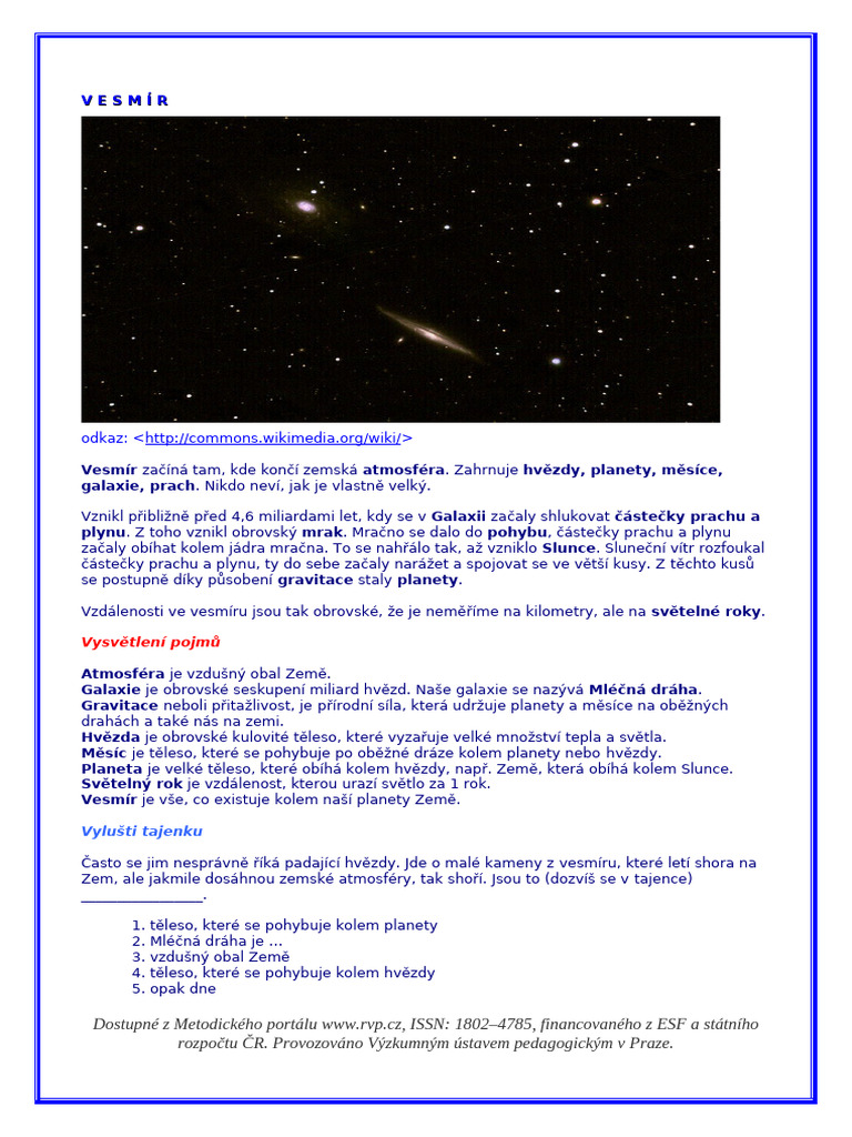 Vesmír | PDF