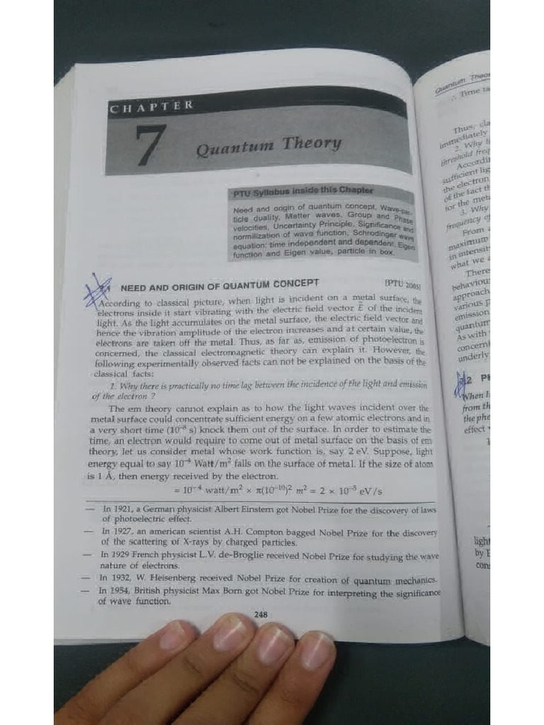 Quantam Theory Physics | PDF