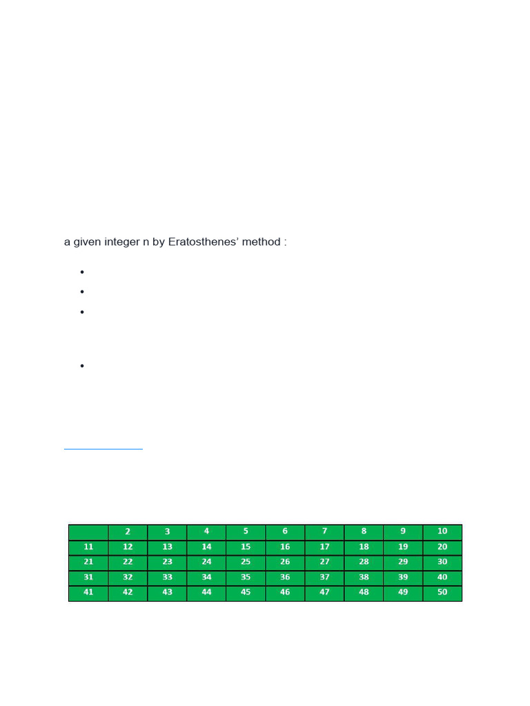 Sieve of Eratosthenes and ADT | PDF | Prime Number | Applied Mathematics