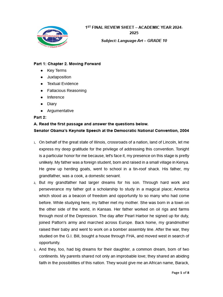 24-25 S1 - 10G, S La Revision | PDF