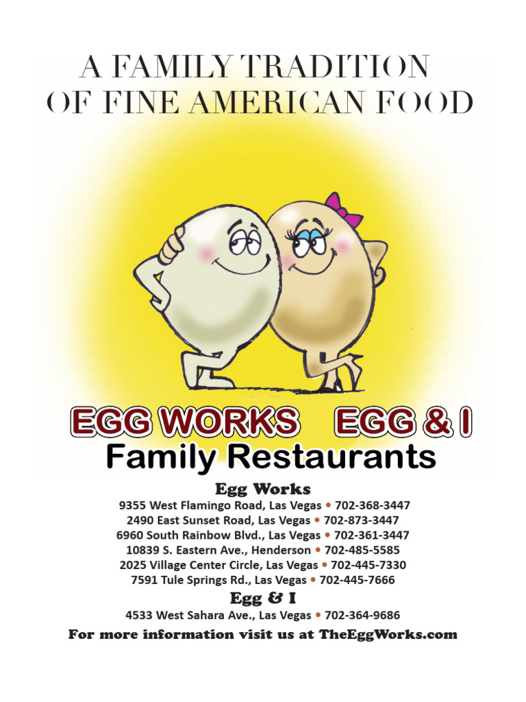 Egg Works Menu 07.2024 | PDF | Bacon | Hamburgers