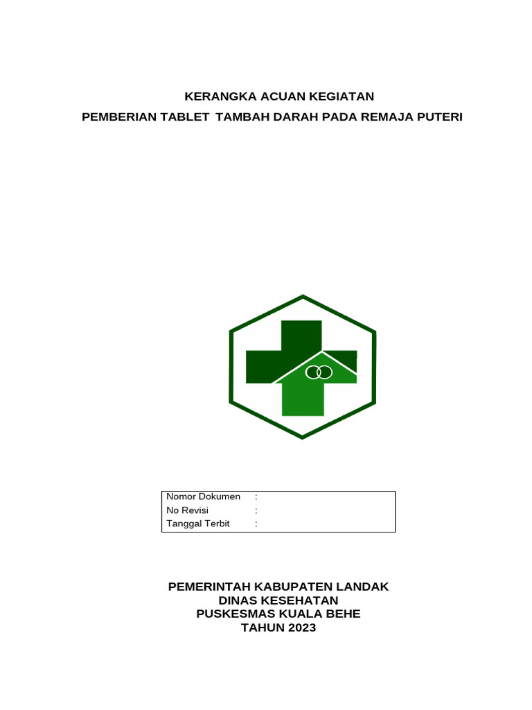 Pemberian Tablet Tambah Darah Remaja Putri | PDF