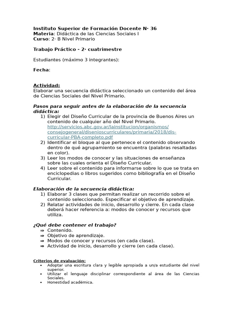 TP Integrador 2do Cuatrimestre DICIS I | PDF