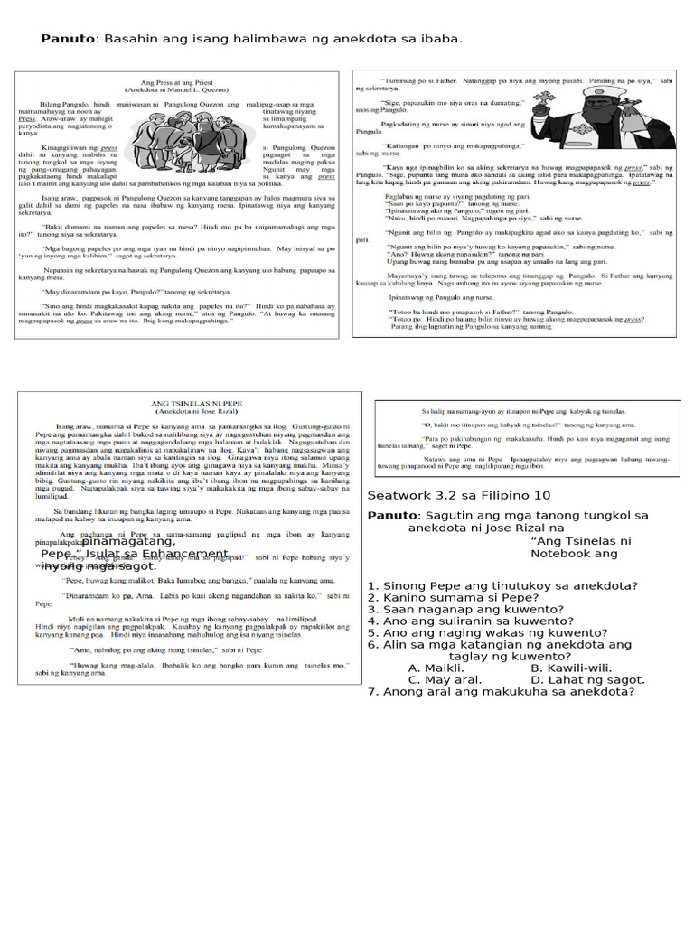 Anekdota (Halimbawa) | PDF