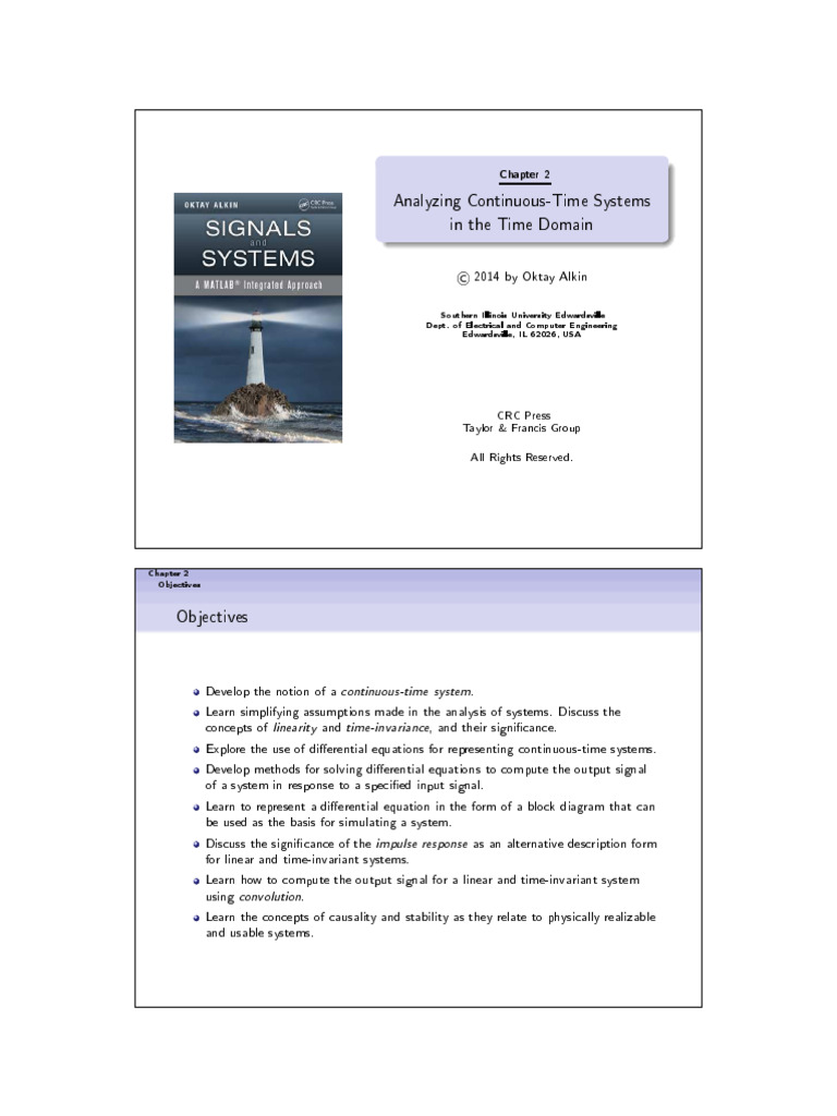 Ch02_handout | PDF | Linearity | Algebra