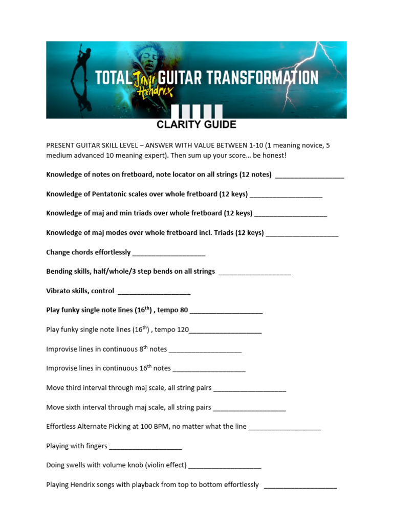 Clarity Guide - 021521 | PDF