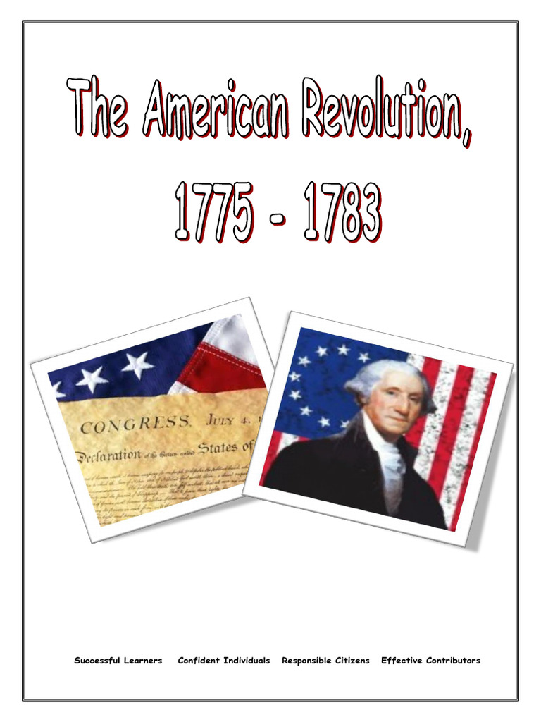 American Revolution Workbooklet | PDF | Thirteen Colonies | American ...
