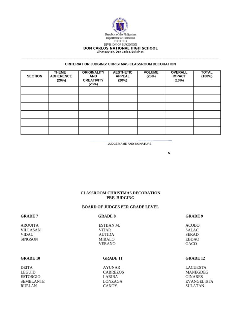 CRITERIA | PDF