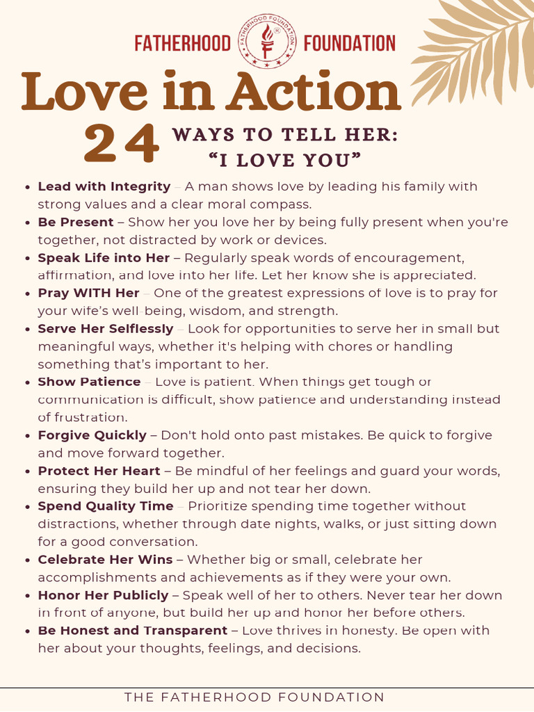 24 Ways to Tell Her You Love Her - 24 Ways to Tell Her You Love Her ...