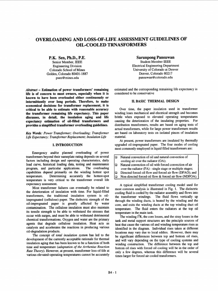 Overload PDF | PDF | Transformer | Thermal Insulation