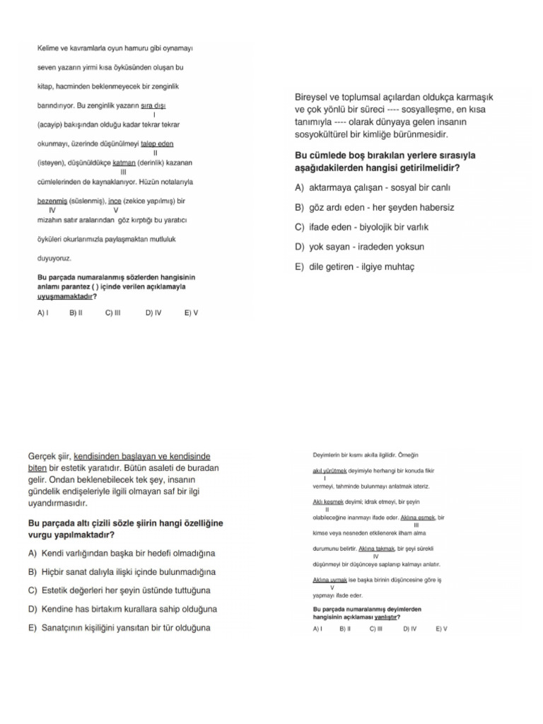 Tyt Mebi Deneme 2 | PDF