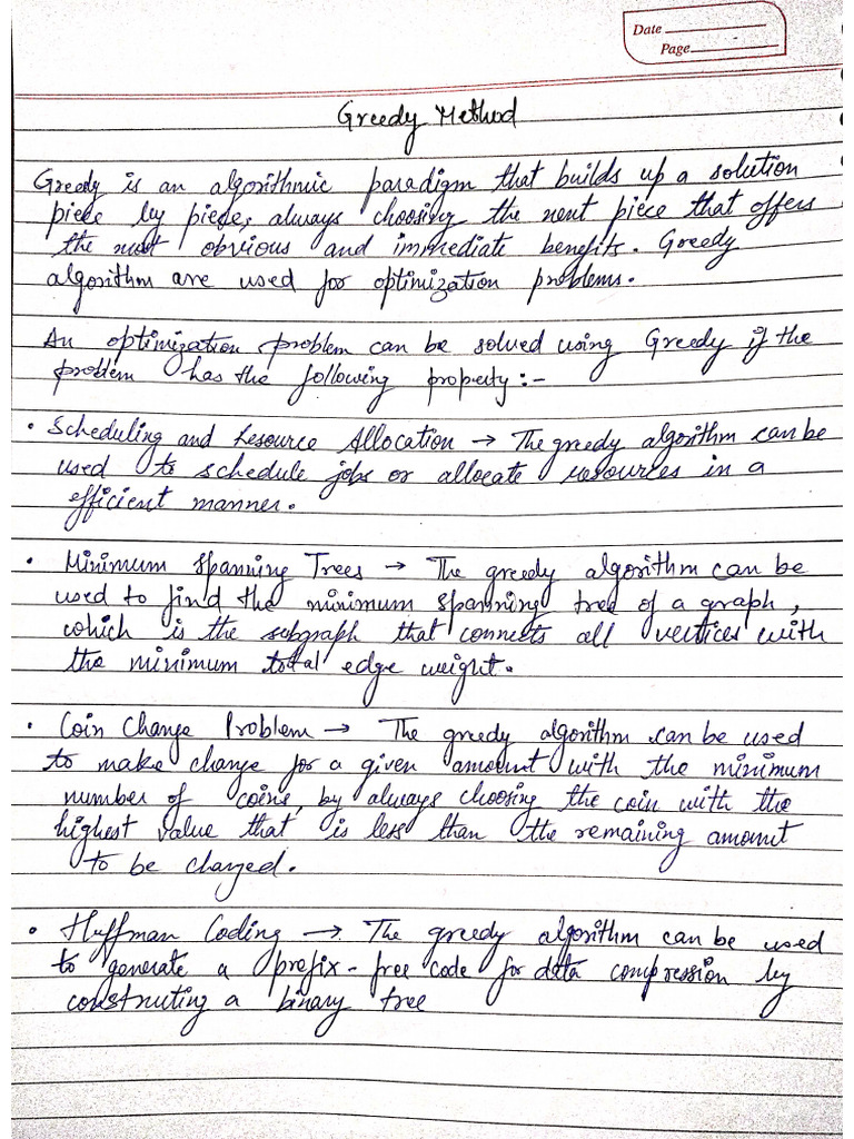 Greedy, Backtracking, Branch | PDF