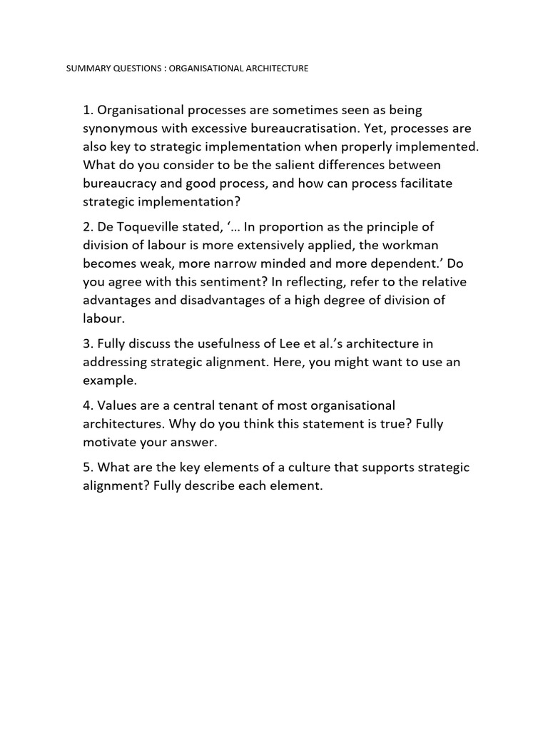 7312 Lu 6 Wksheet Summary Questions | PDF