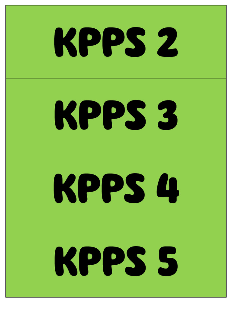 KPPS 2 | PDF