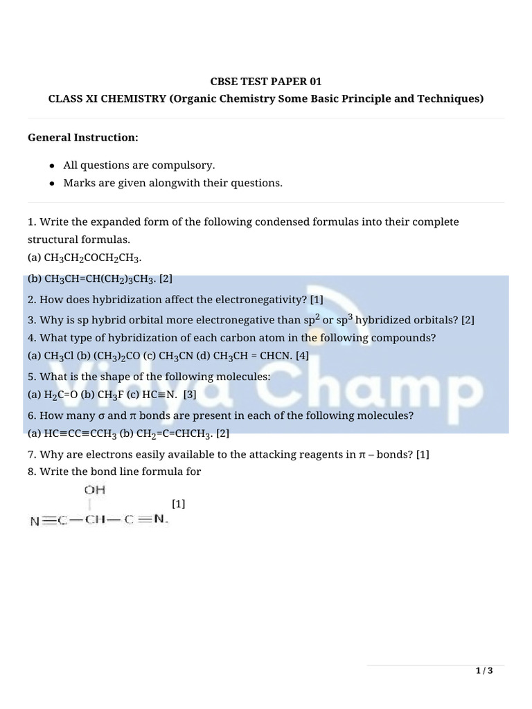 12-1 | PDF | Chemical Bond | Organic Chemistry