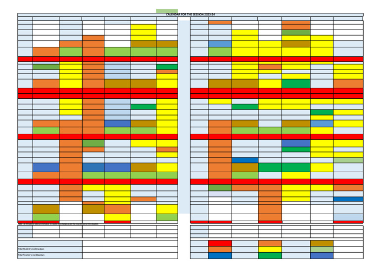 DPS PR Calendar - 2023 24 | PDF | Festival | Observances