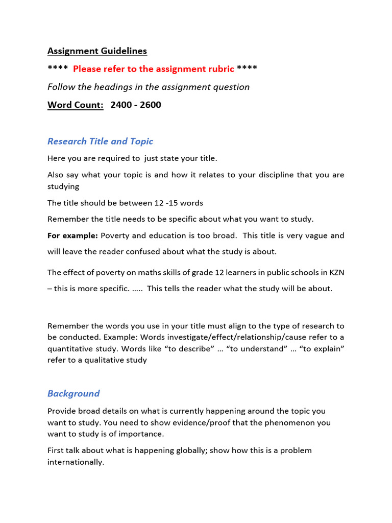 INRS Assignment Guidelines(1) | PDF | Quantitative Research | Theory