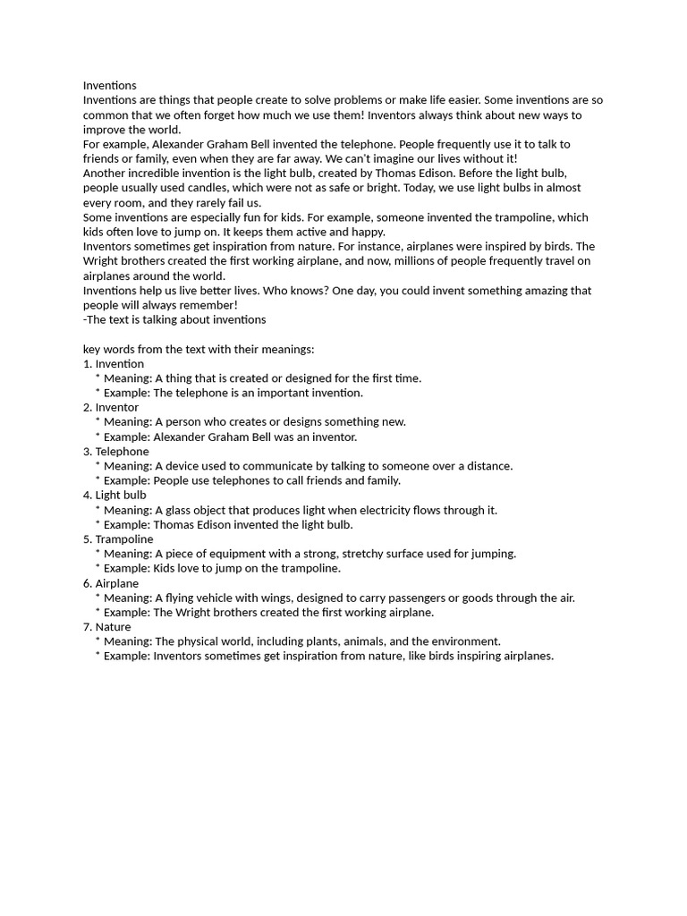 Text and questions | PDF