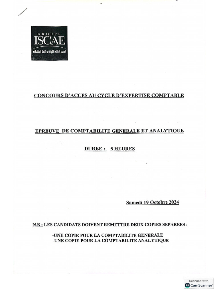 Annale CEC 2024 | PDF