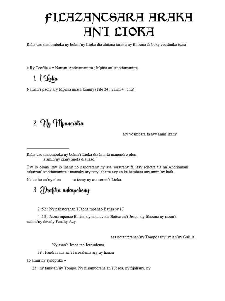 Lioka | PDF