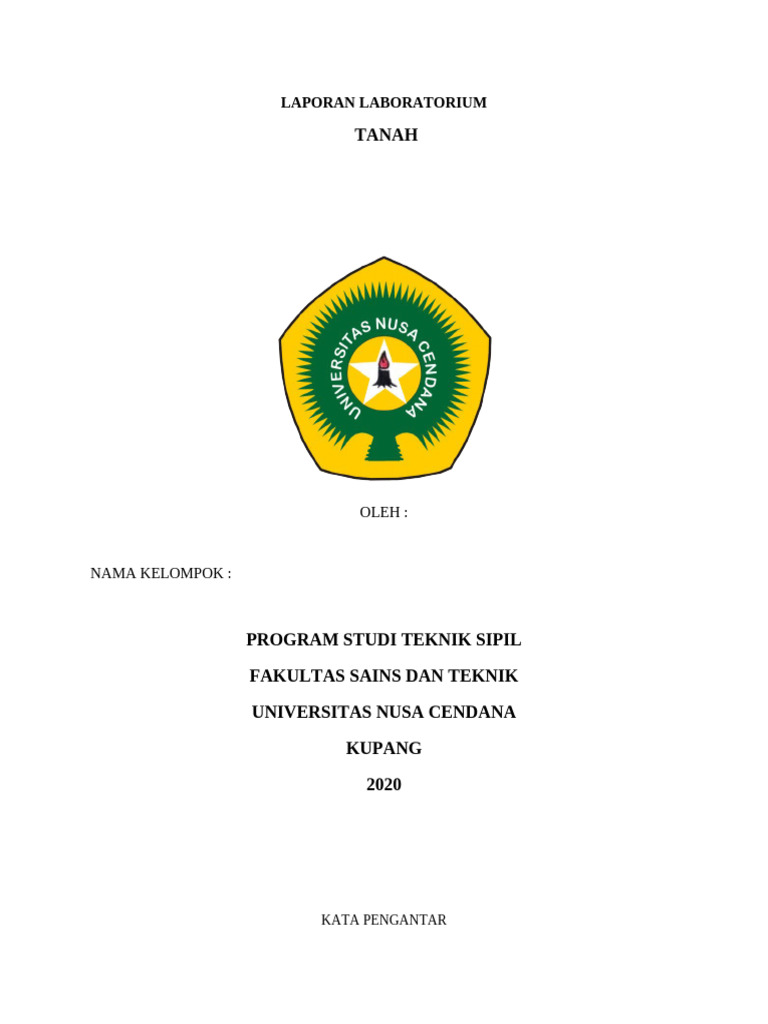 Laporan Lab Tanah | PDF