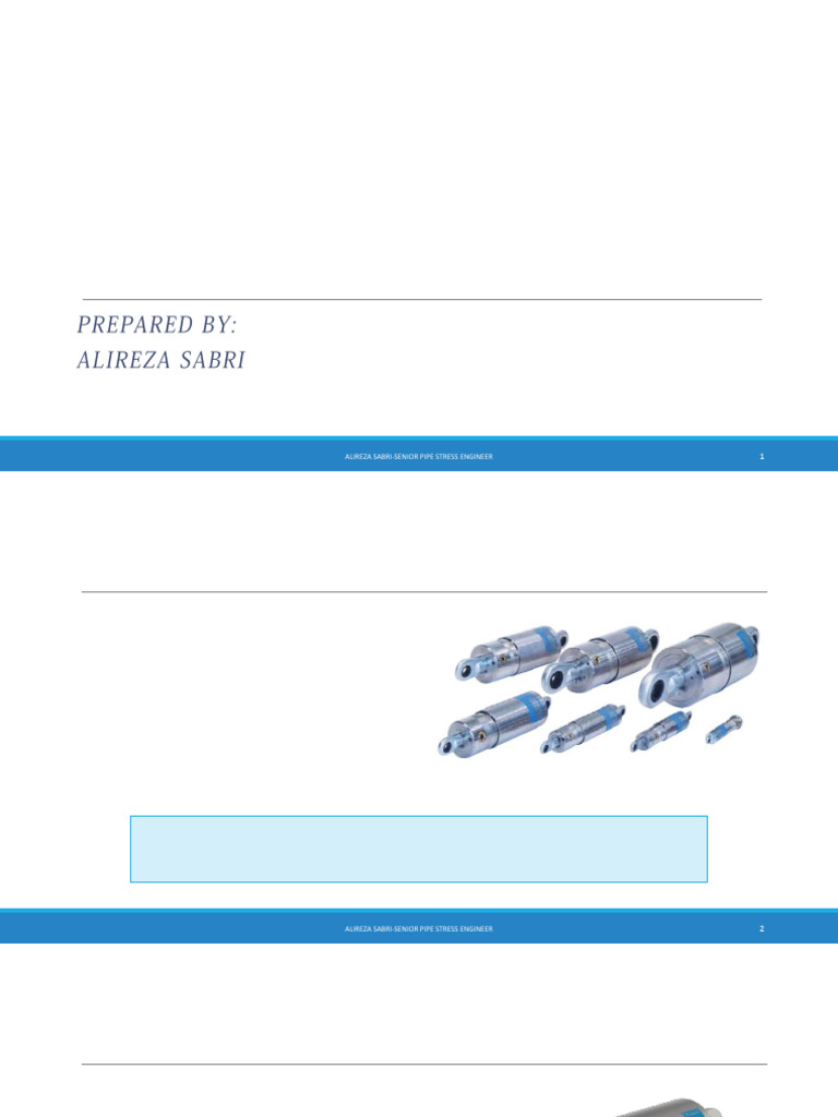 Understanding Snubbers in Piping Systems | PDF | Valve | Piston