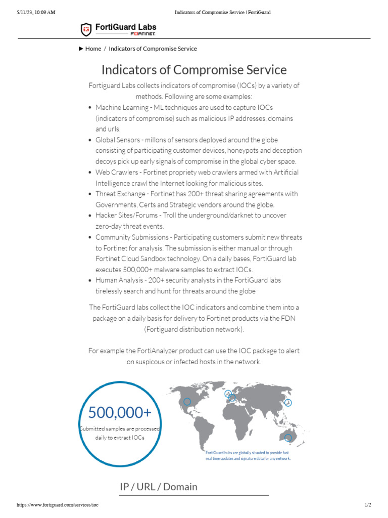 15 - IOC - FortiGuard | PDF | Cyberspace | Computing